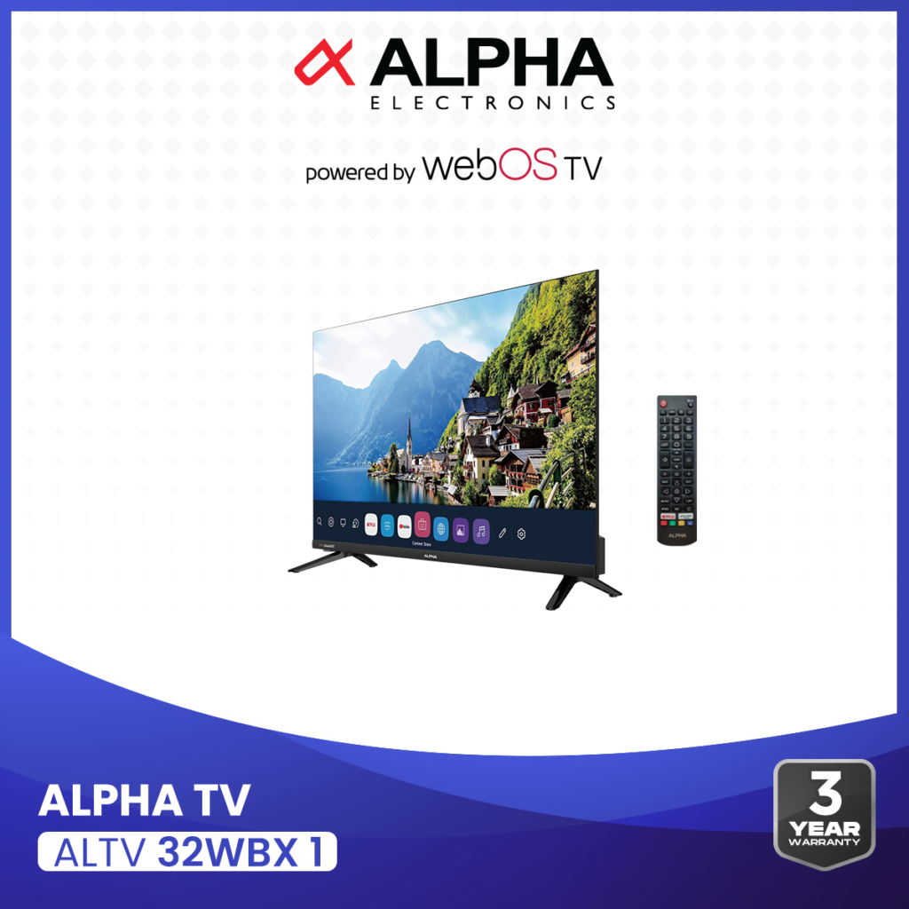 ALPHA 32" ProSmart ,WebOS TV (ALTV32WBX1) - Alpha International Company ...