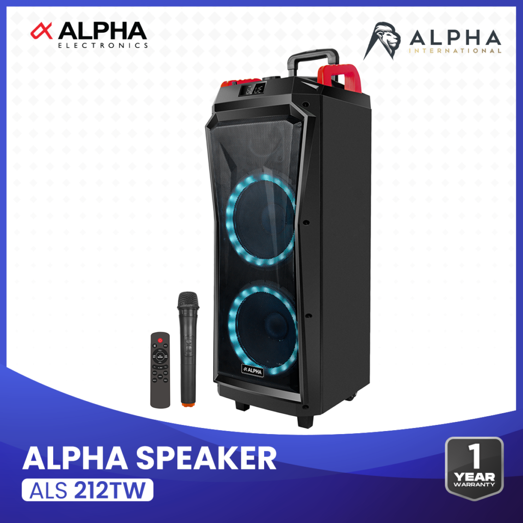 Alpha ALS 212TW Trolley Speaker - Alpha International Company Limited