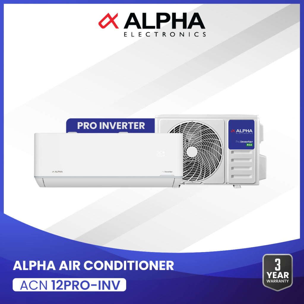 Alpha Pro-Inverter Series Split Type Air Con (1.5HP) (ACN12PRO-INV ...